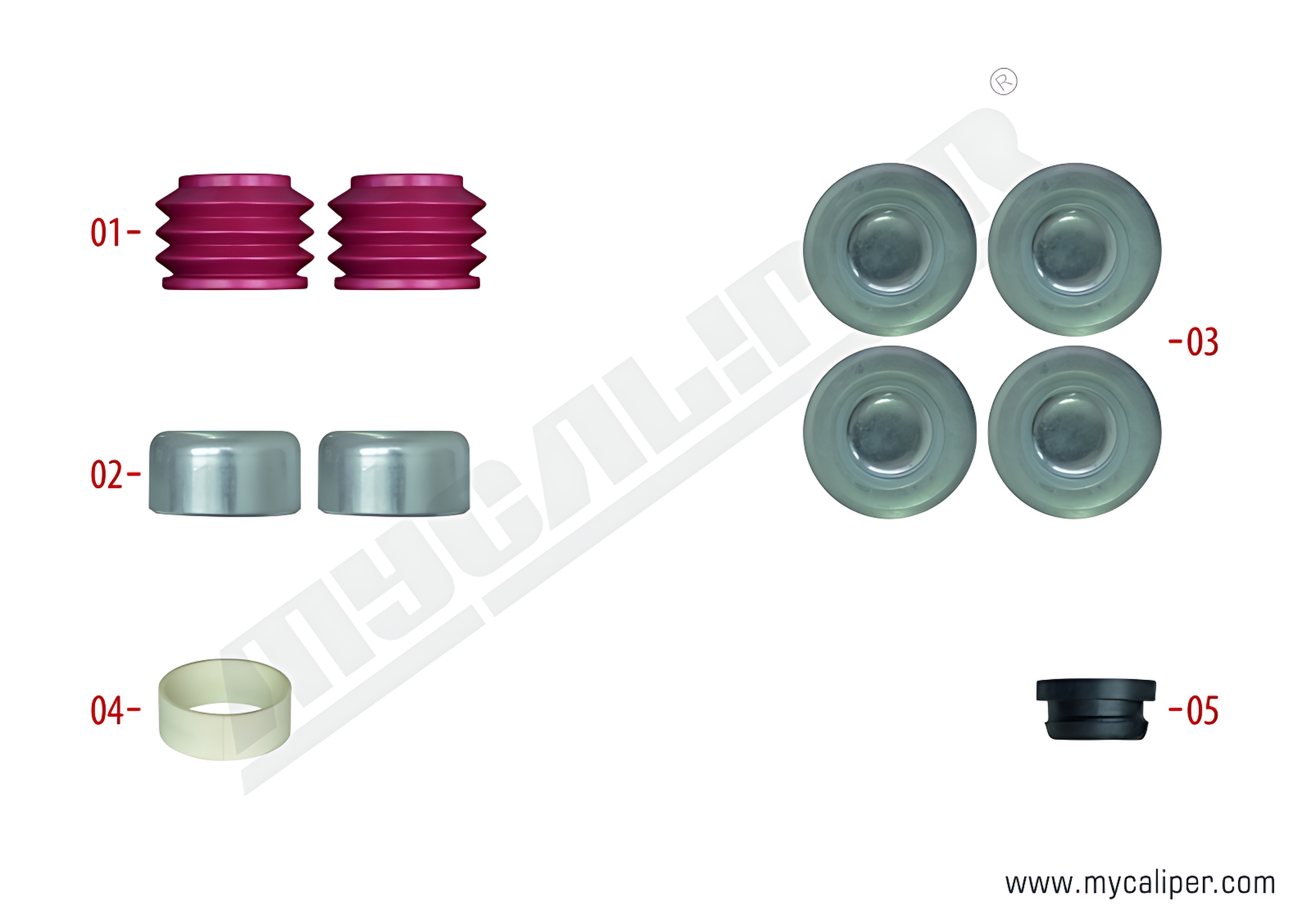 MYCaliper, Brake Caliper Repair Kits