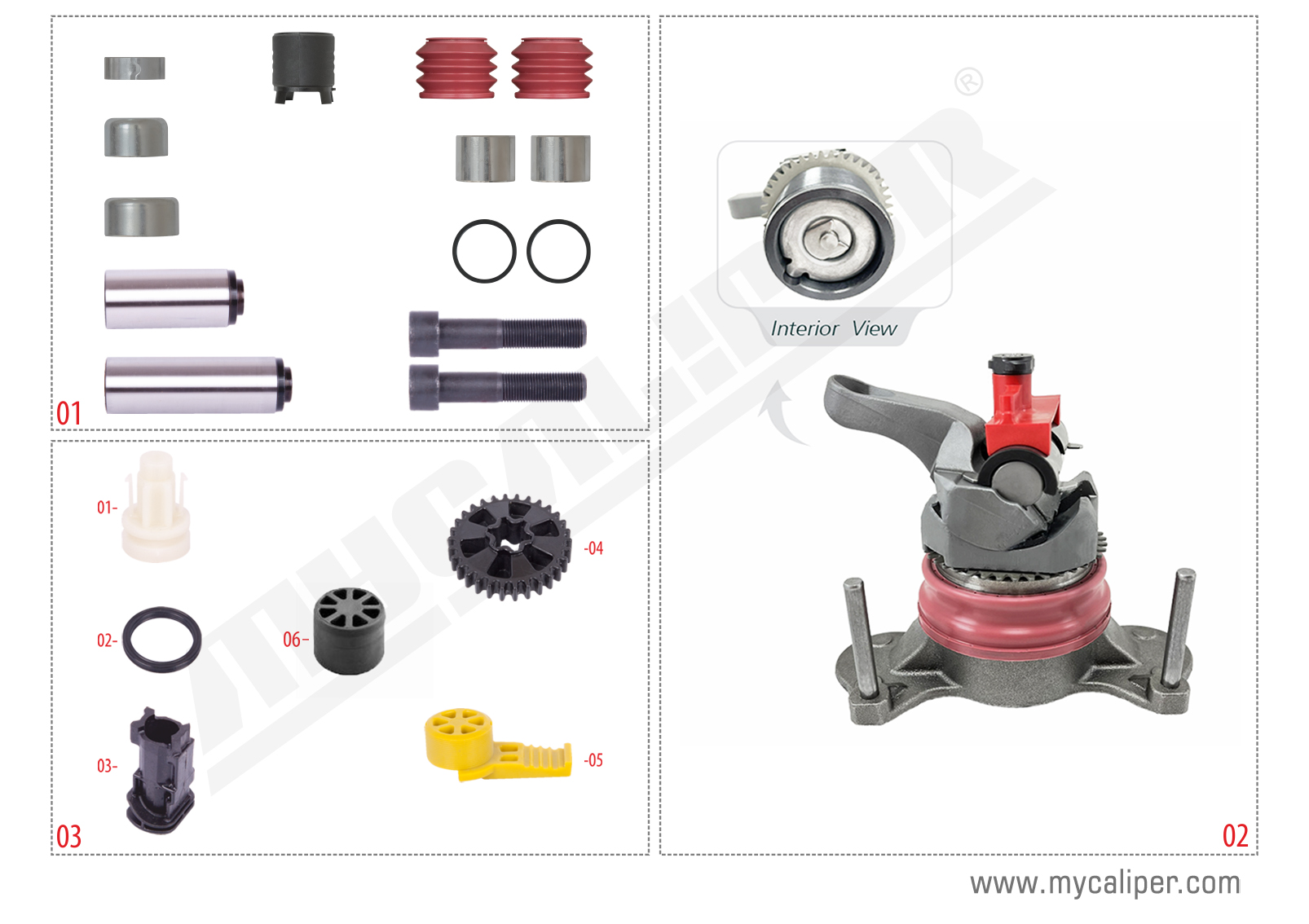 MYCaliper, Brake Caliper Repair Kits